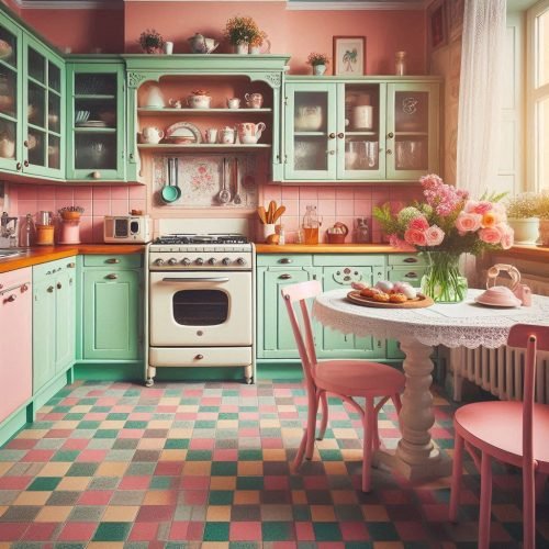 20 Vintage Pink Retro Kitchen Ideas To Die For - thecosycorners.com
