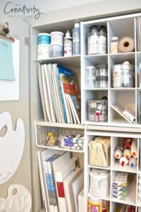 25 Art Studio Storage Ideas For A Creative Workspace - thecosycorners.com